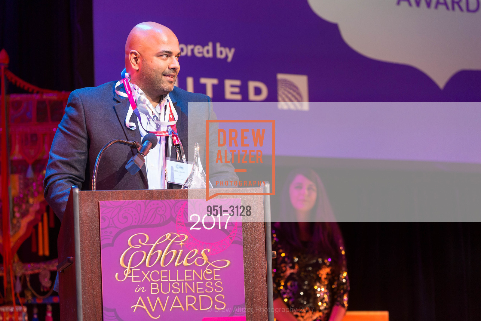 Mihir Gandhi At The Ebbies San Francisco Chamber Of Commerce Excellence In Business Awards